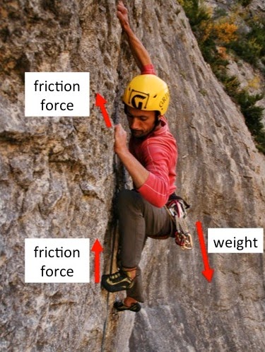 friction climbing